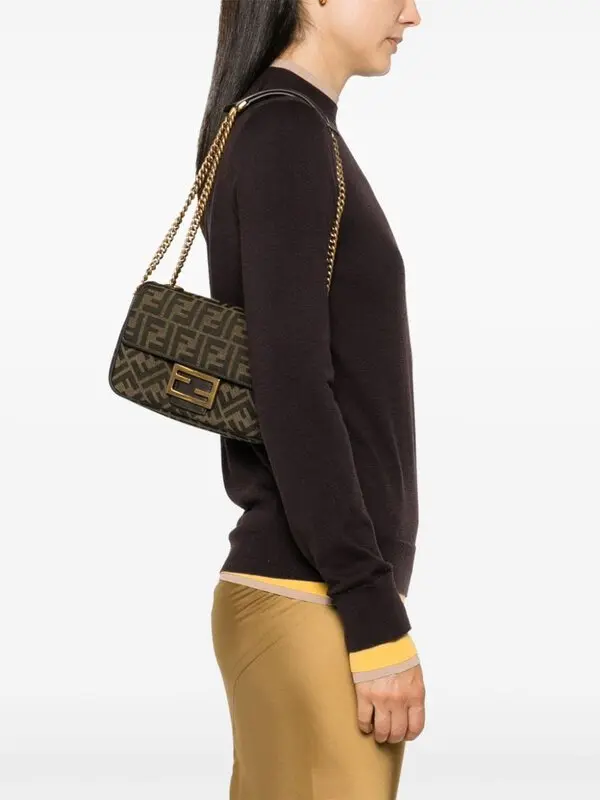 Fendi Mini Baguette Shoulder Bag