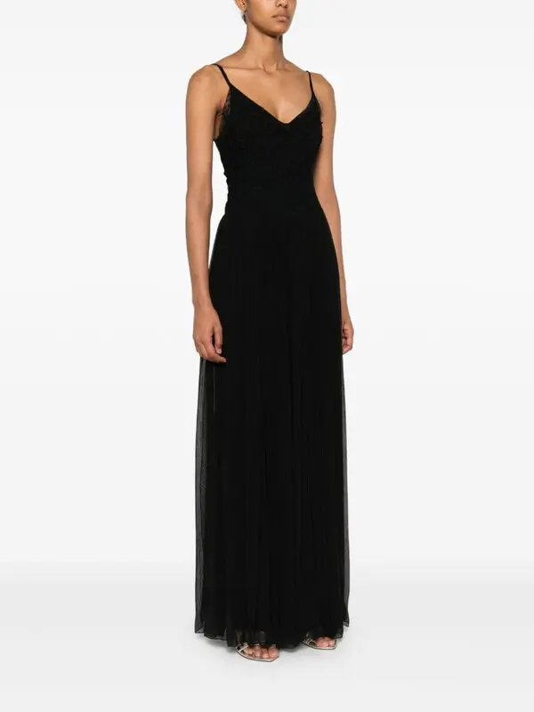 TWINSET Floral-appliqué Maxi Dress