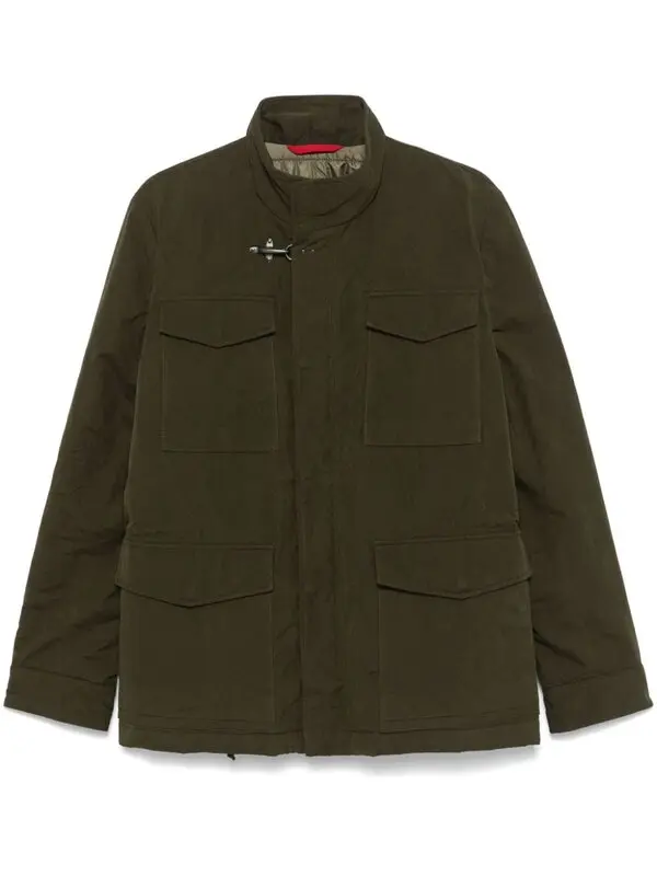 FAY Textured Jacket - Green