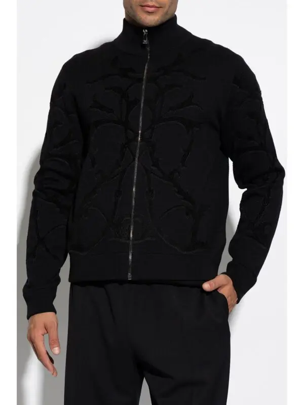 Versace Zip-up Cardigan