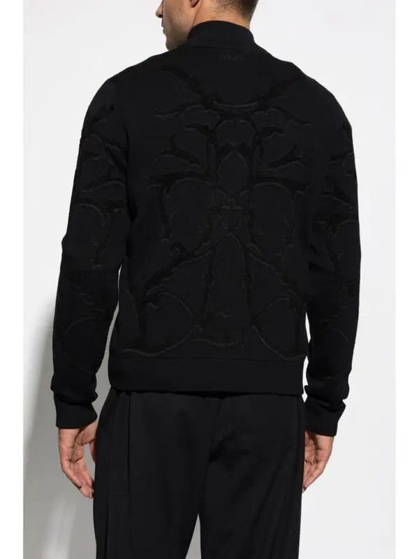 Versace Zip-up Cardigan