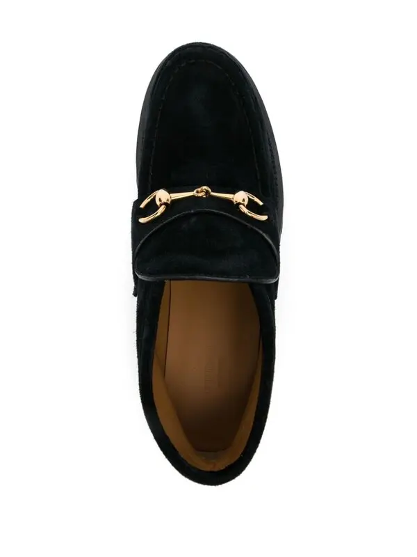 Gucci Horsebit Suede Ankle Boots