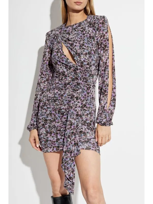 Isabel Marant Étoile Vinia Printed Jersey Mini Dress