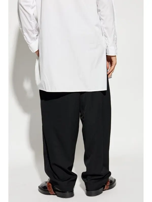Yohji Yamamoto Wide Leg Wool Trousers