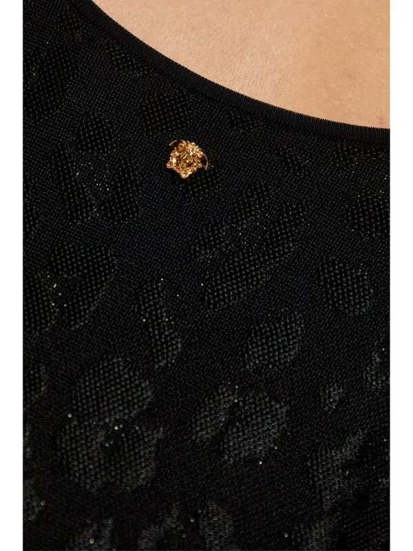 Versace Medusa Jacquard Mini Dress