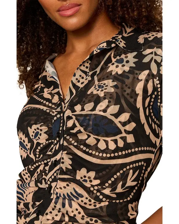 Sanctuary Animal Print Blouse