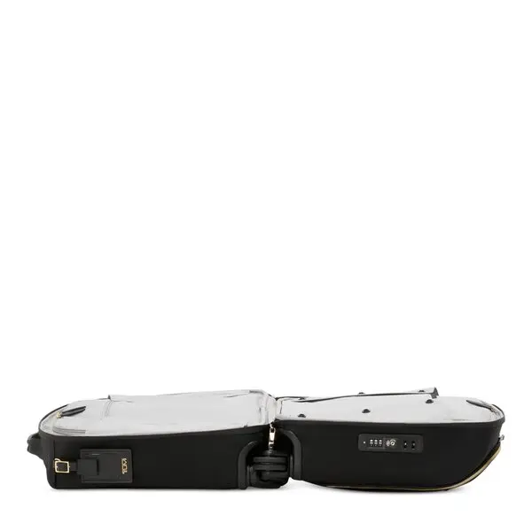 Tumi Voyageur Leger Compact 4 Wheel Carry On Luggage - Black/gold