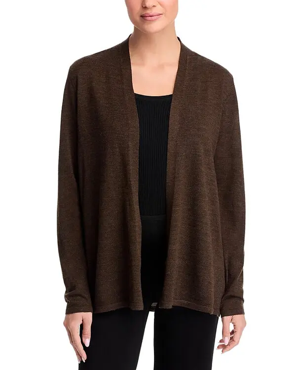 Eileen Fisher Wool Open Front Cardigan