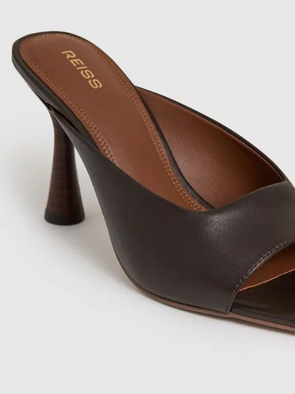 REISS Justine Leather Mules