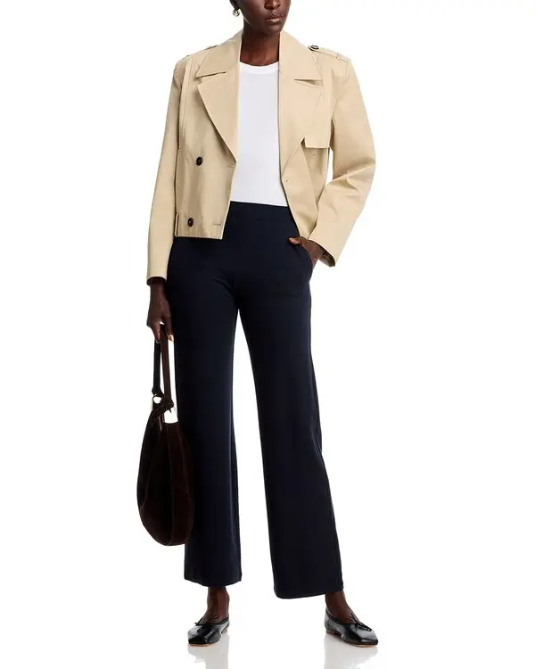 Majestic Filatures Wide Leg Pull On Pants - Marine