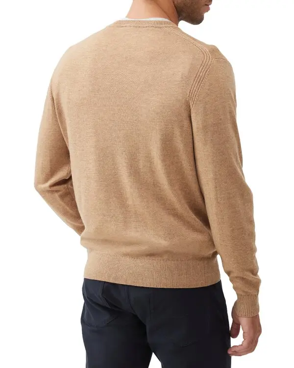 Rodd & Gunn Phoenix V-neck Sweater - Cedar
