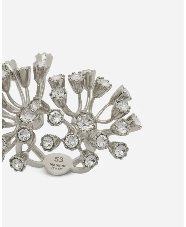 LANVIN Traviata Ring - Silver/crystal