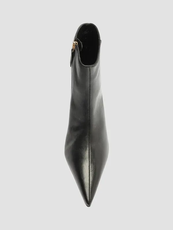 Schutz Mikki Mid 65mm Leather Stiletto Booties