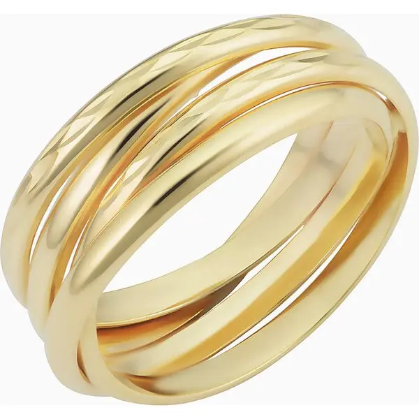 ORADINA 14k Echelon Ring - Yellow Gold