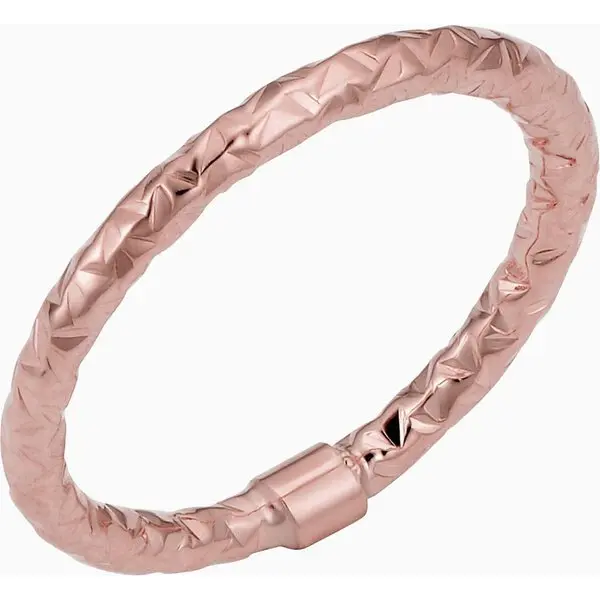 ORADINA 14k Diamond-cut Band - Rose Gold