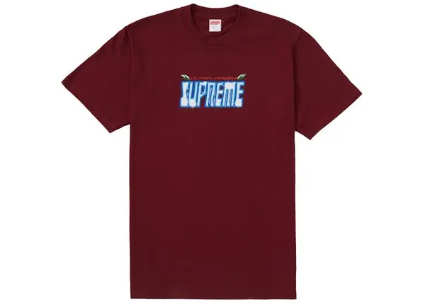 Supreme Ultra Fresh Tee Shirt - Burgundy