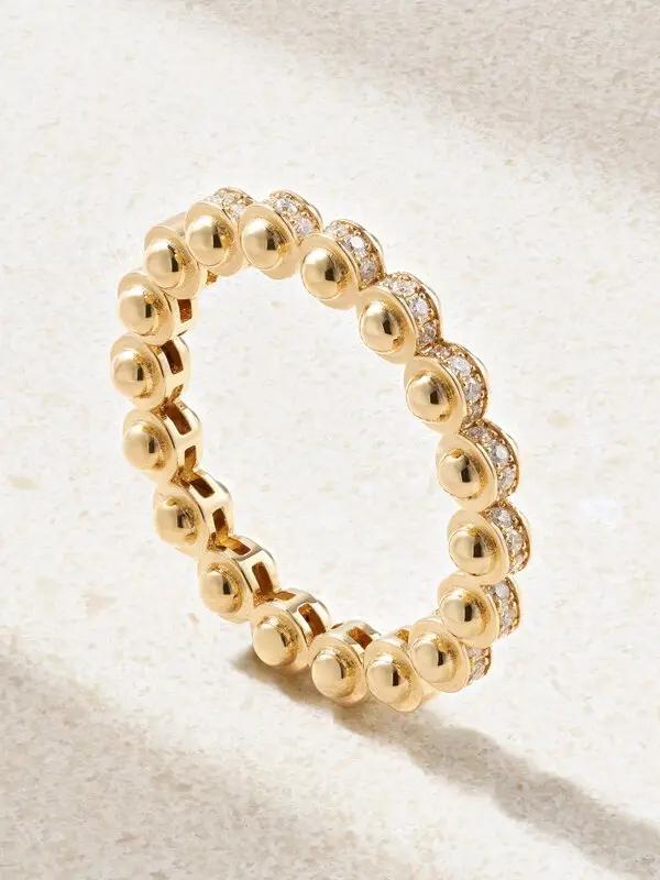 L'ATELIER NAWBAR The Atom 18-karat Diamond Ring - Gold