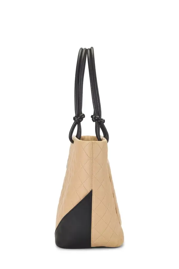 Chanel Cambon Quilted Calfskin Tote