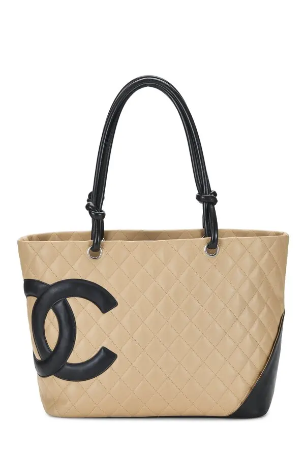 Chanel Cambon Quilted Calfskin Tote