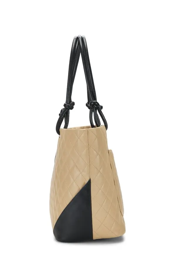 Chanel Cambon Quilted Calfskin Tote
