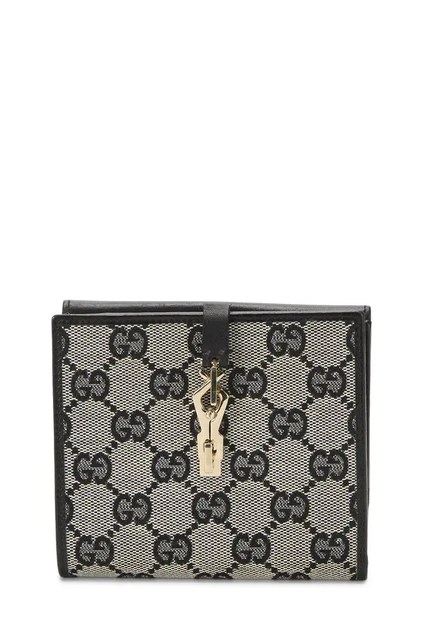 Gucci Original Gg Canvas Jackie Compact Wallet