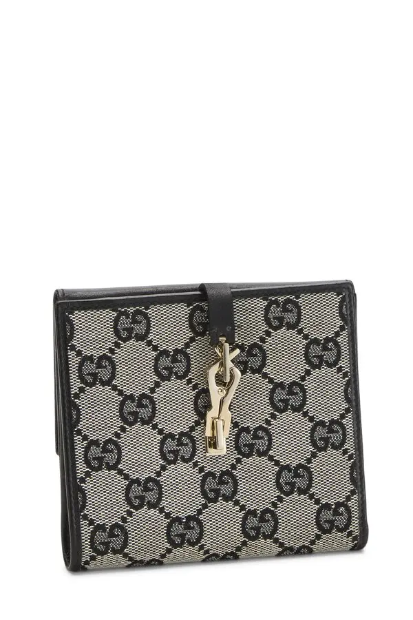 Gucci Original Gg Canvas Jackie Compact Wallet