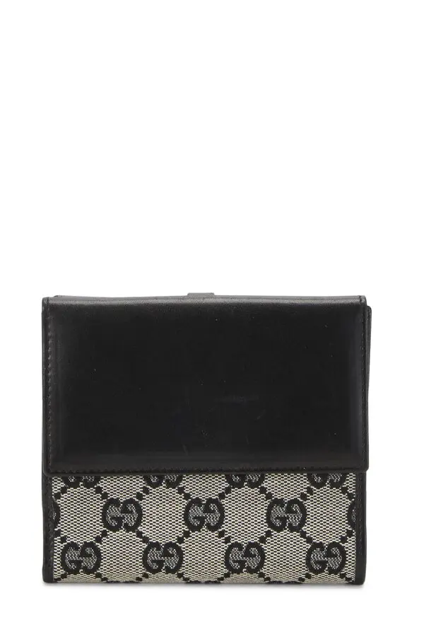 Gucci Original Gg Canvas Jackie Compact Wallet