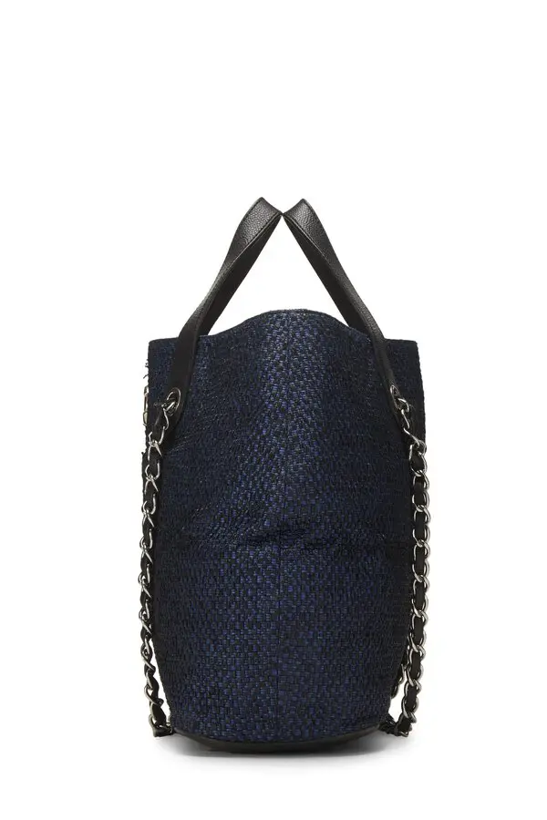 Chanel Raffia 'cc' Shopping Tote