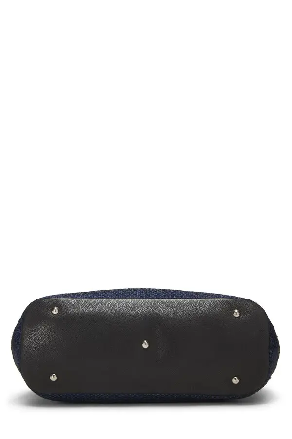 Chanel Raffia 'cc' Shopping Tote