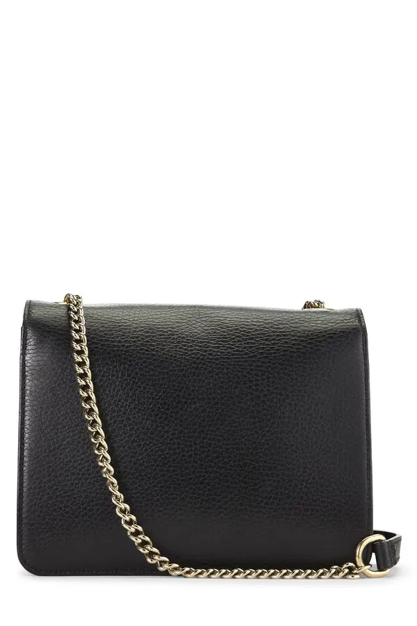 Gucci Leather Interlocking Crossbody - Black
