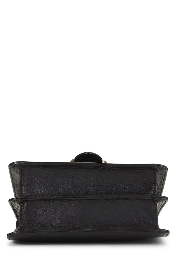 Gucci Leather Interlocking Crossbody - Black