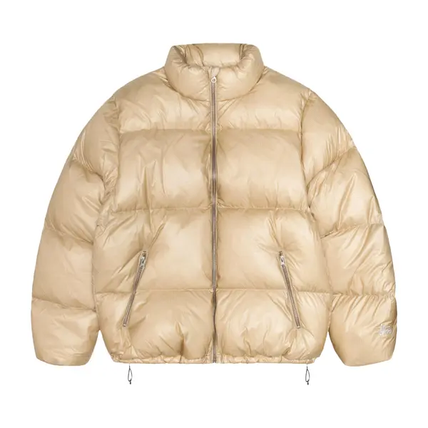 StÜssy Down Puffer Jacket - Cream
