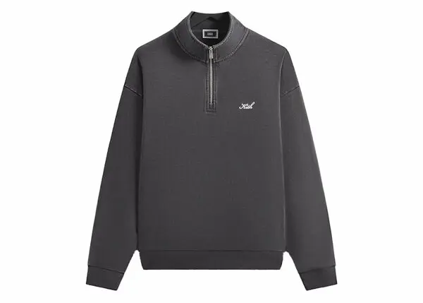 Kith Nelson Quarter Zip - Carbon