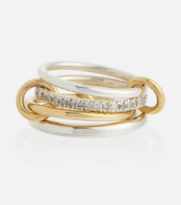 SPINELLI KILCOLLIN Nimbus 18kt And Sterling Silver Ring With Diamonds