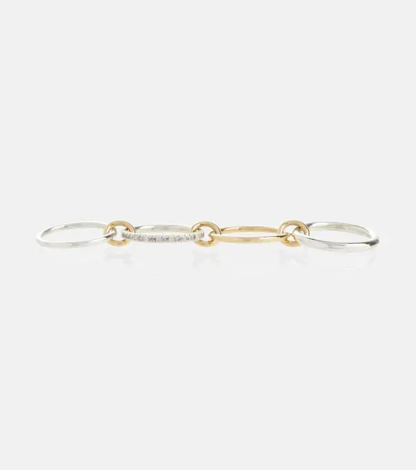 SPINELLI KILCOLLIN Nimbus 18kt And Sterling Silver Ring With Diamonds