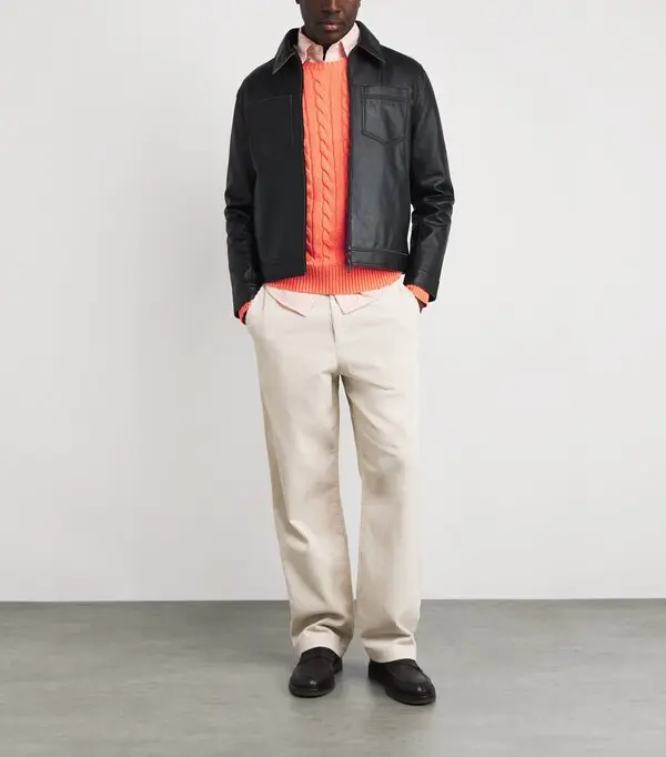 Polo Ralph Lauren Cotton Cable Knit Crew Neck Sweater