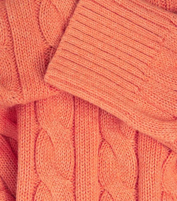 Polo Ralph Lauren Cotton Cable Knit Crew Neck Sweater