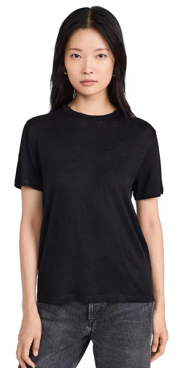 Sold Out NYC The Linen Perfect Tee - Black