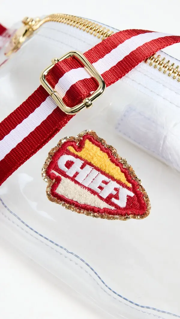 Stoney Clover Lane Kansas City Chiefs Belt Bag In Red/White  display picture 3