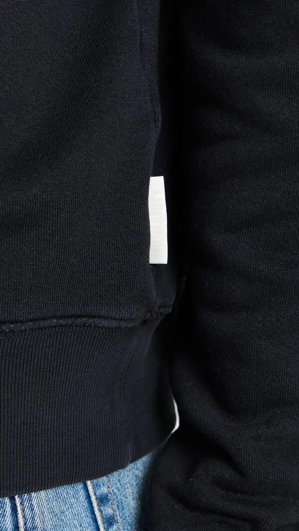 Citizens Of Humanity Vintage Fleece Crewneck Sweatshirt - Washed Black