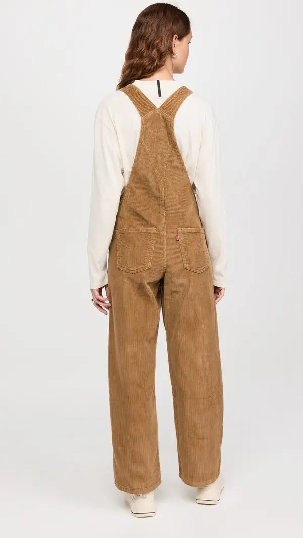 LEVI'S Full Length Baggy Corduroy Overalls