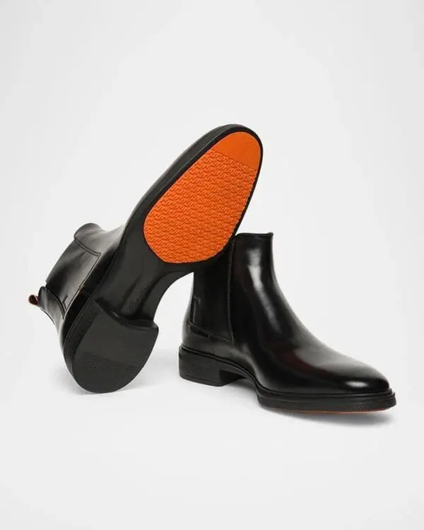 Santoni Easy Chelsea Boots - Black