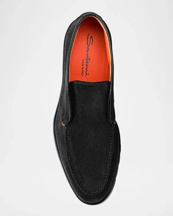 Santoni Rock Suede Chukka Boots