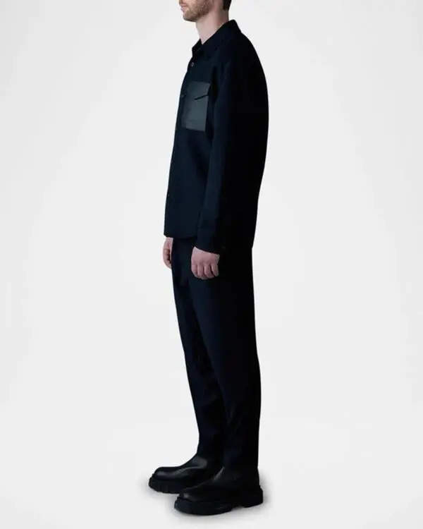 Mackage Apos;s Emmanuel Double-face Wool Overshirt