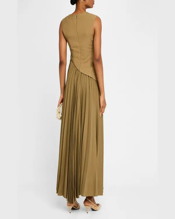 open lace back dress FAIRFIELD MAXI DRESS – Acler main image 1