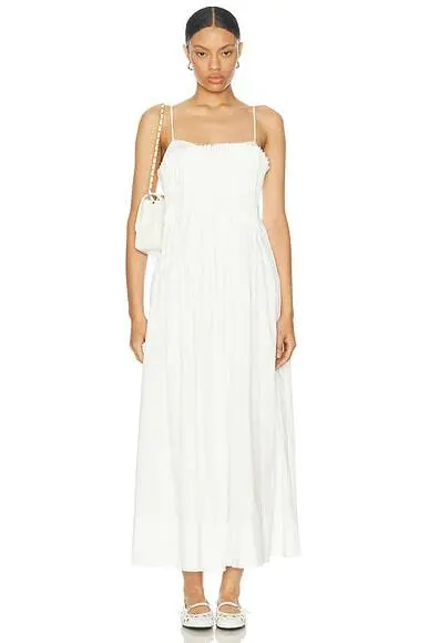Lpa Annalie Midi Dress - White