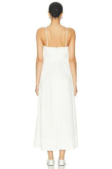 Lpa Annalie Midi Dress - White