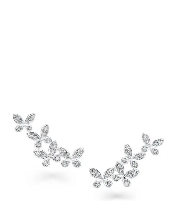 Graff Butterfly Diamond Earrings - White