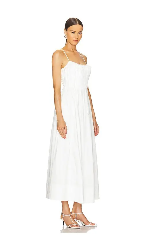 Lpa Annalie Midi Dress - White