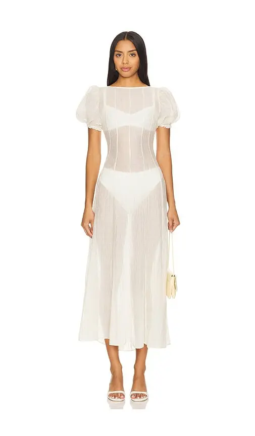Lpa Emory Midi Dress - Ivory